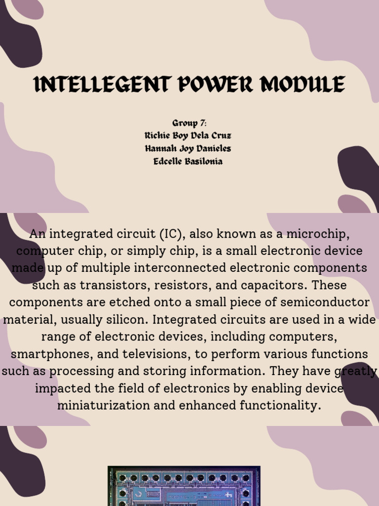 Intellegent Power Module - 20241119 - 101002 - 0000 | PDF | Bipolar ...
