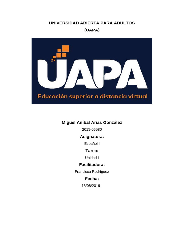 Español 1 Unidad I | PDF