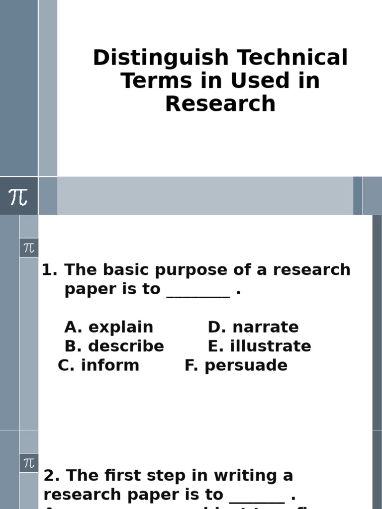Research Pre Test | PDF | Theory | Methodology
