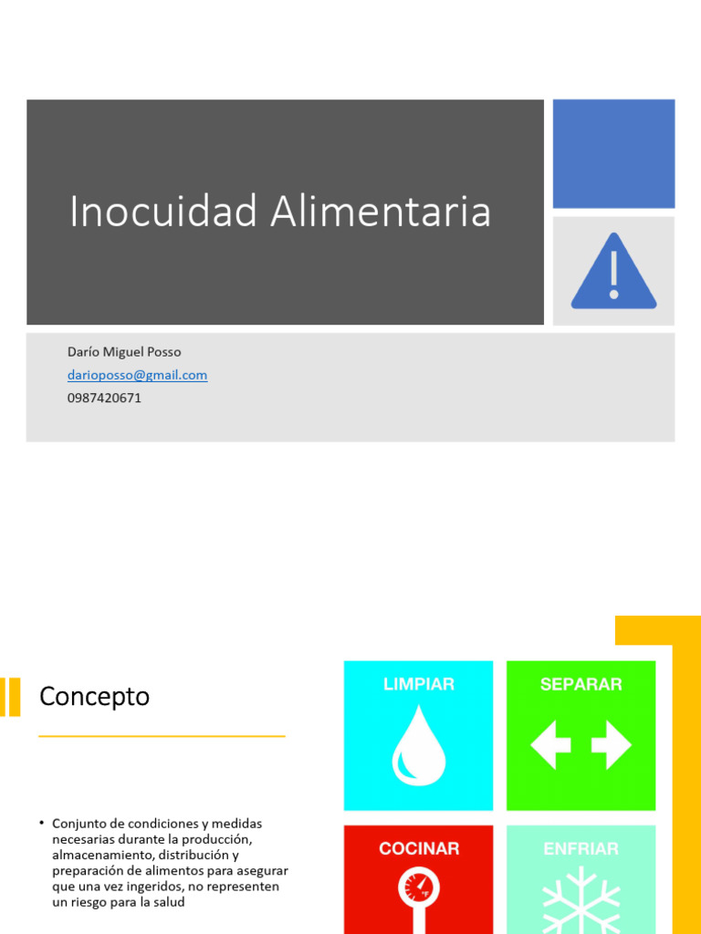 Inocuidad | PDF