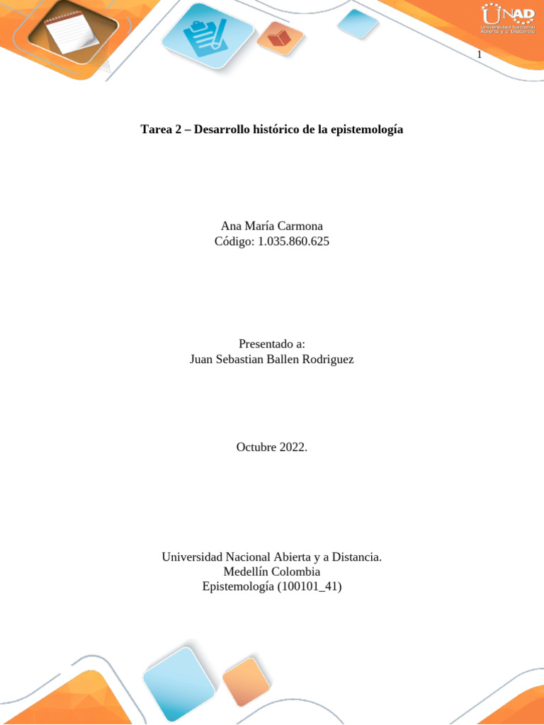 Tarea 2 - Epistemologia | PDF | Conocimiento | Epistemología