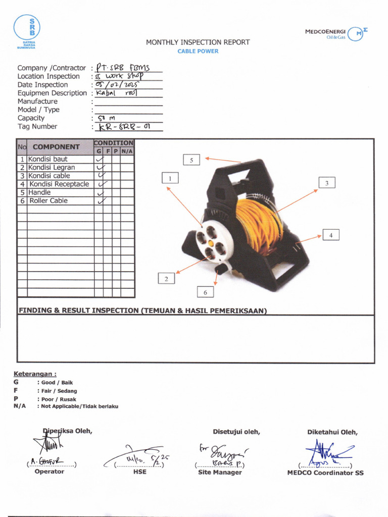 Inspection Cable Power | PDF