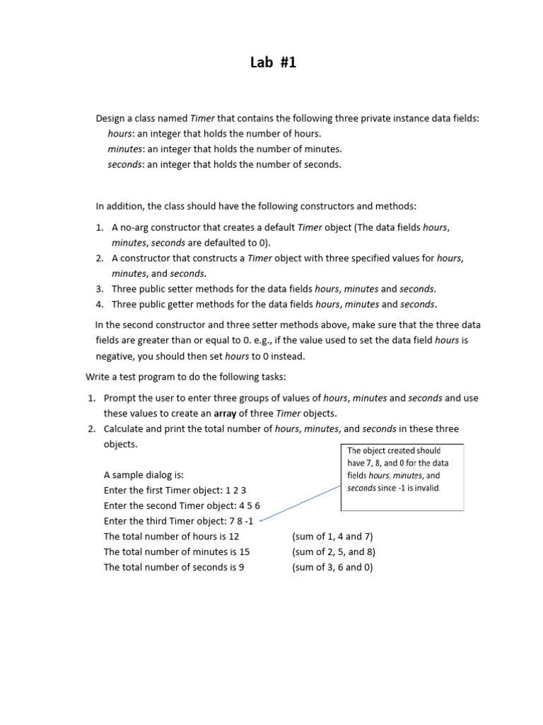Lab 1 Assignment | PDF