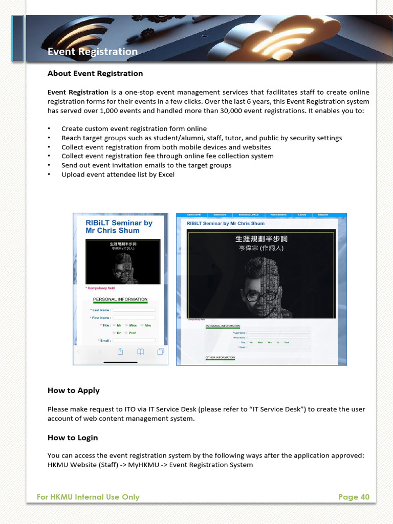 Event Management Guideline | PDF