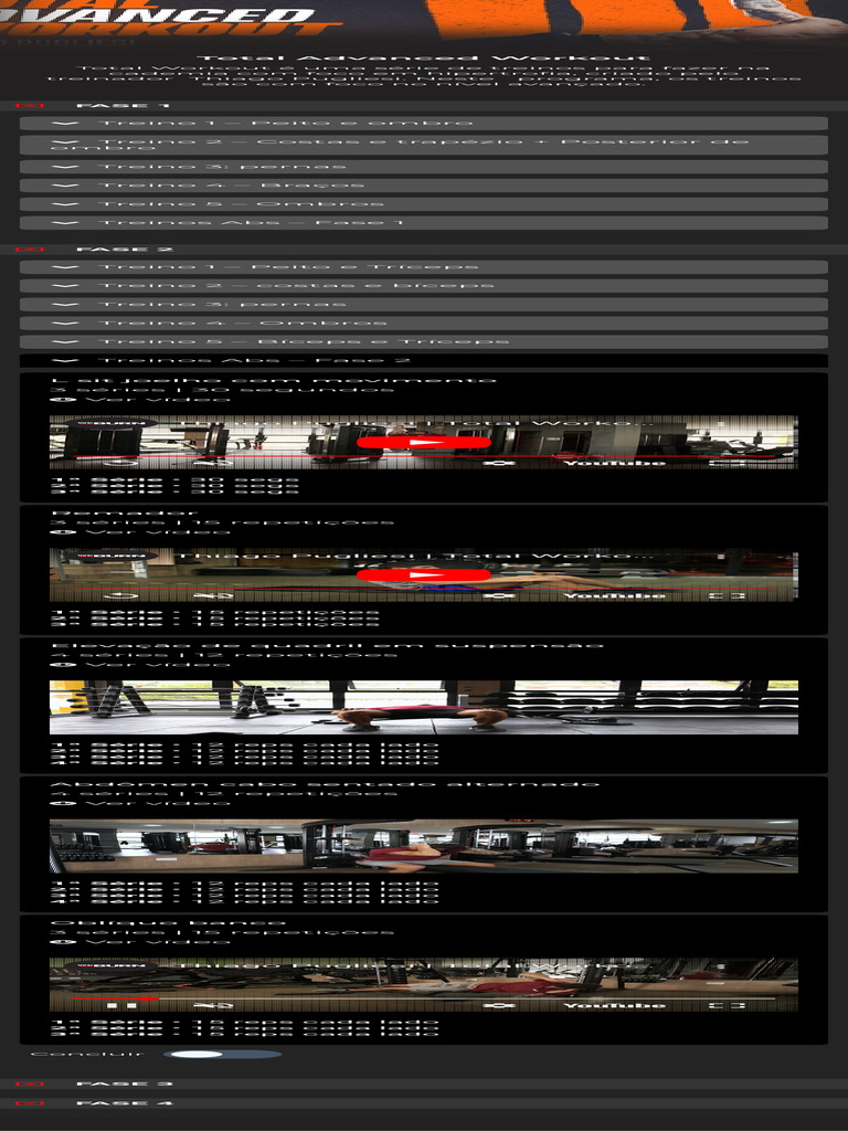 Fase 2 - Treino 6 - ABS | PDF