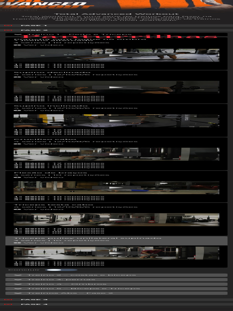 Fase 2 - Treino 1 - Peito:tríceps | PDF