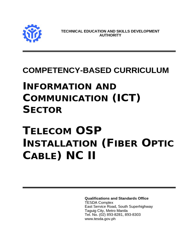 CBC-Telecom (FOC) NC II | PDF | Computer File | Risk