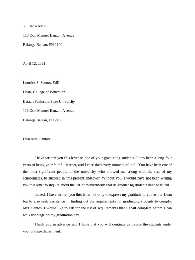 business letter | PDF