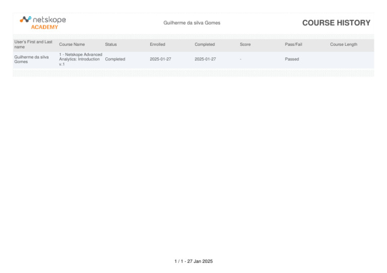Training History | PDF