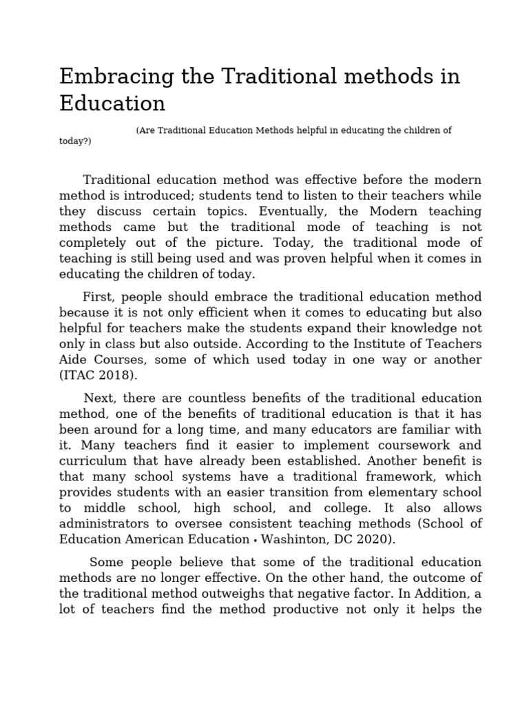 Argumentative Essay Group 3 | PDF | Teachers | Education Theory