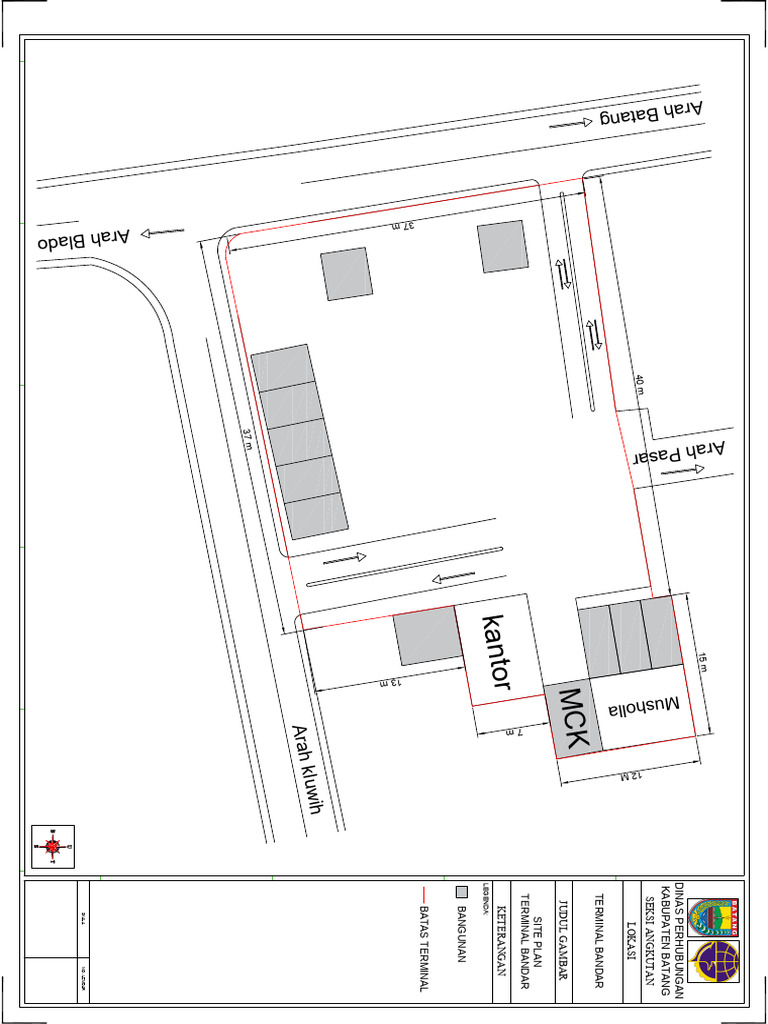 Layout Terminal Bandar | PDF
