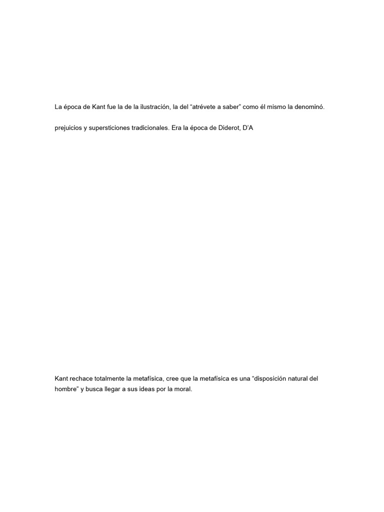 Kant, Objetividad Científica y Autonomía | PDF | Immanuel Kant | Metafísica