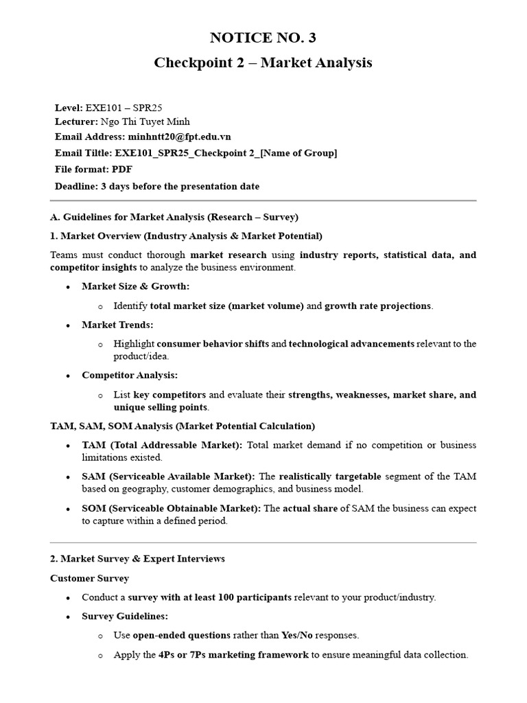 Notice 3 - Checkpoint 2 | PDF | Strategic Management | Marketing