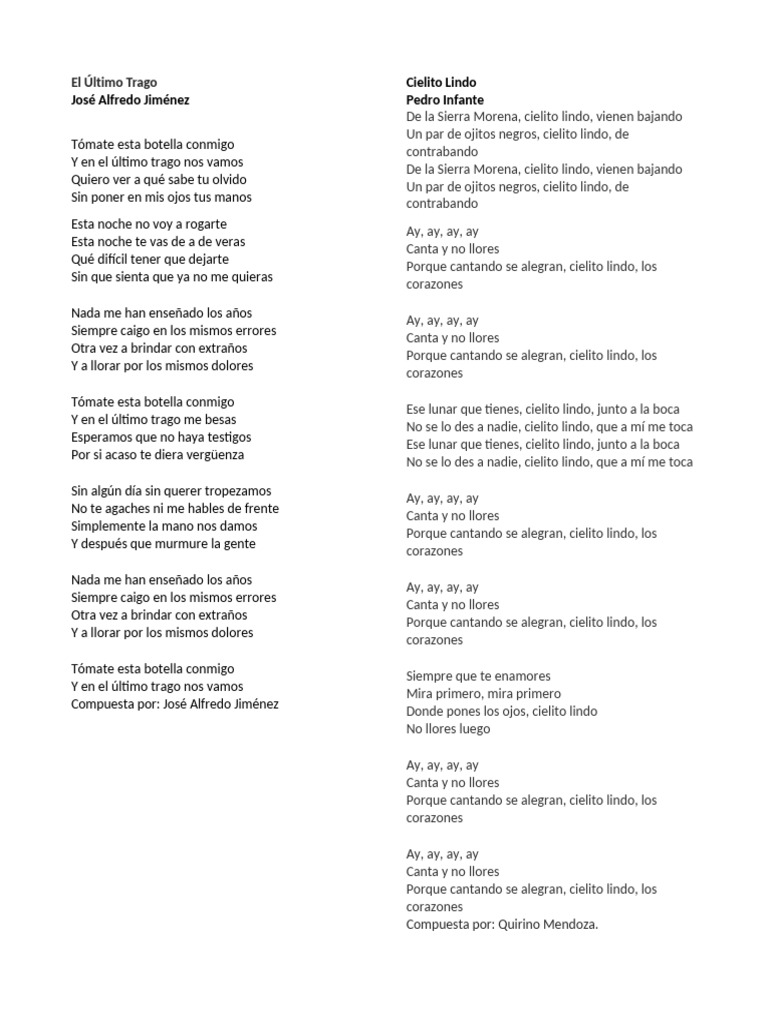 El Último Trago | PDF