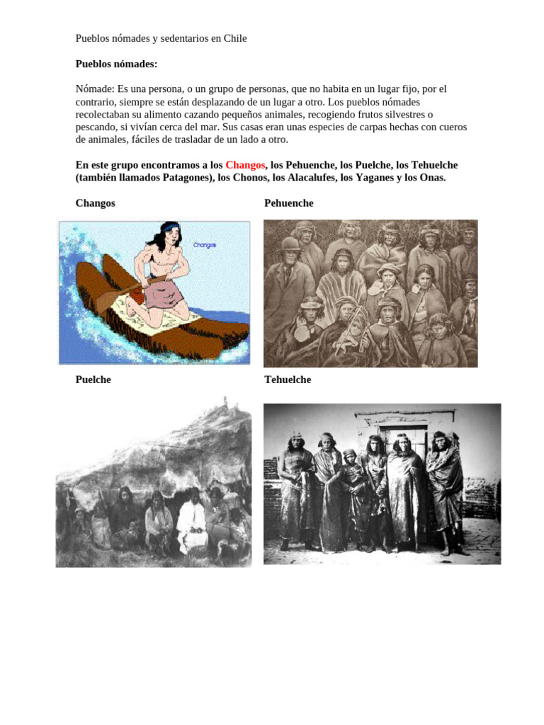 1 Pueblo Nomades y Sedentarios | PDF