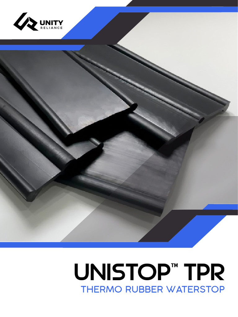UNISTOP TPR - Thermo Rubber Waterstop | PDF | Welding | Construction
