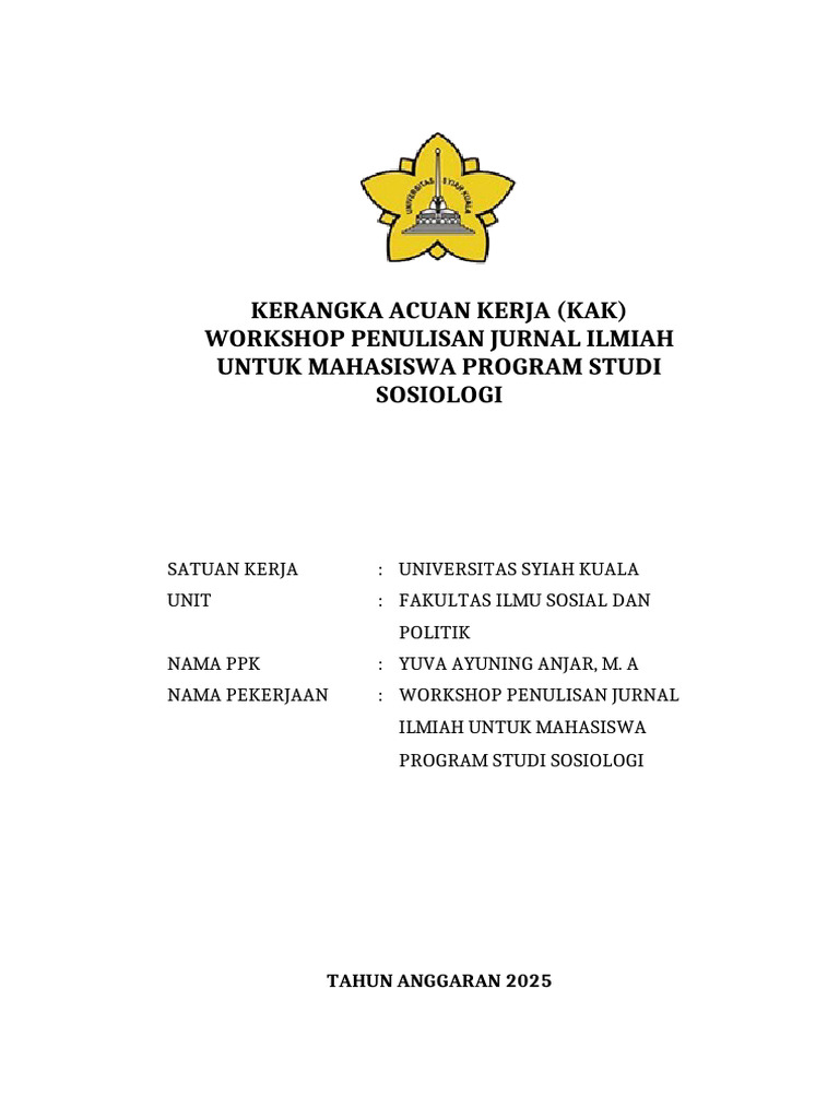 Tor Dan Rab Workshop Penulisan Jim 2025 | PDF