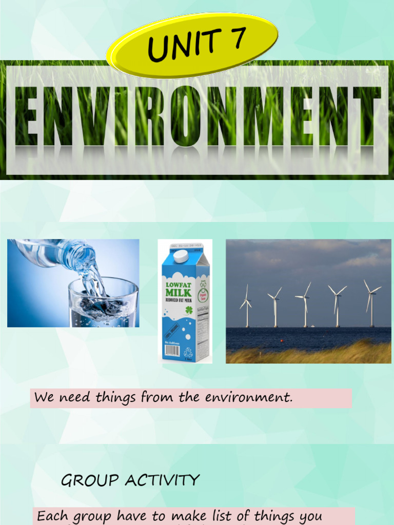UNIT 7 ENVIRONMENT | PDF | Soil | Fuels