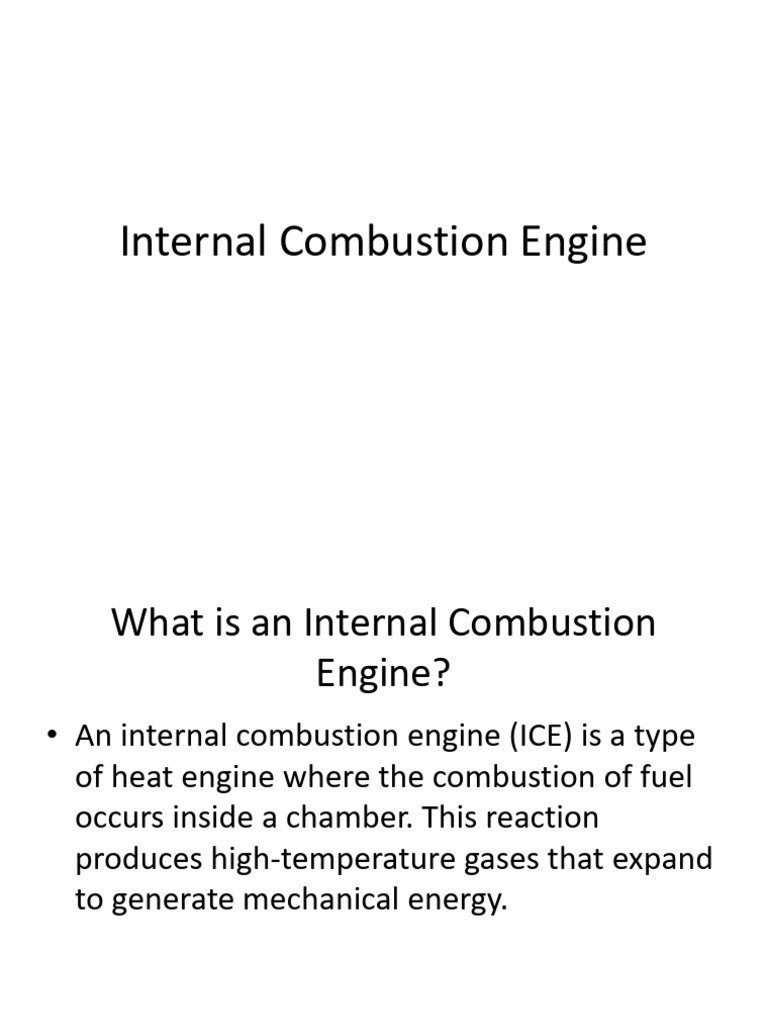 Internal Combustion Engine | PDF | Internal Combustion Engine | Diesel Engine