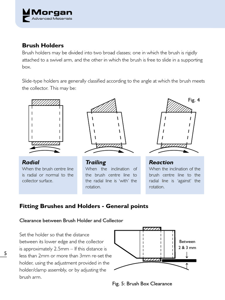 Clearance and Brush Holder Alignment | PDF