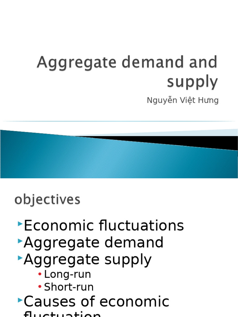 8 - Aggregate Supply and Demand | PDF | Recession | Business Cycle