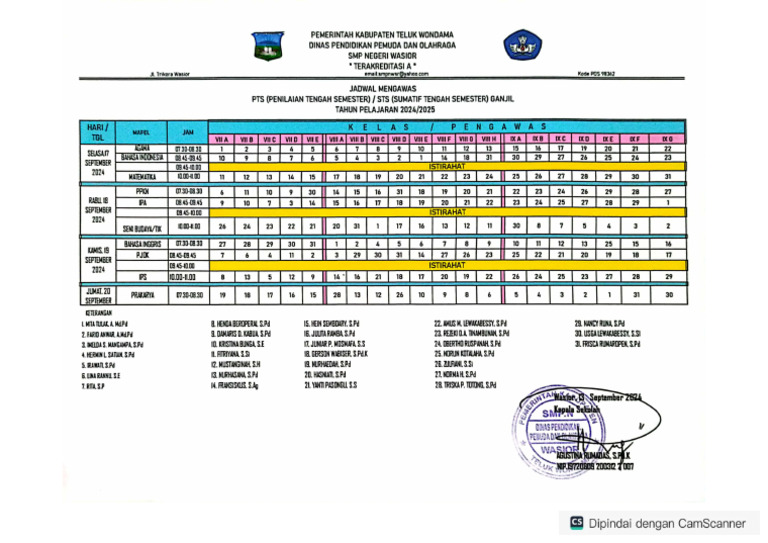Jadwal UTS 2024 | PDF