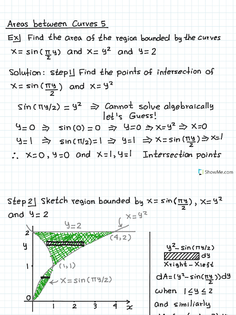 Areas between curves 5 PDF 115 | PDF
