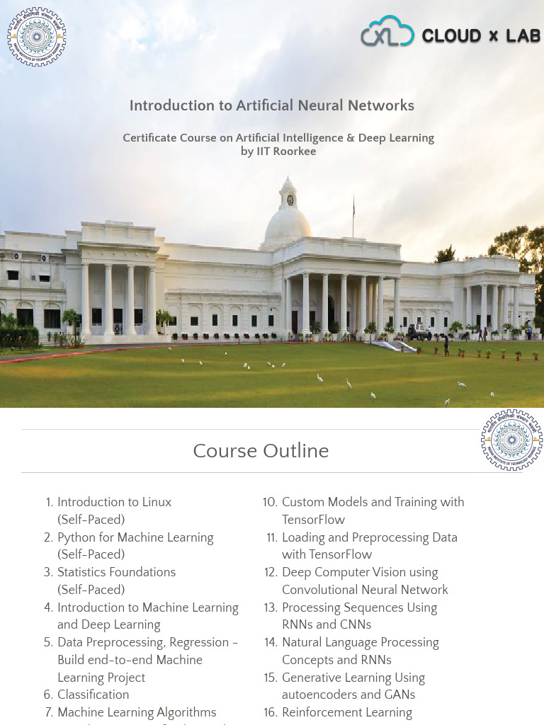 Introduction To Artificial Neural Networks With Keras - IITR Batch 2 | PDF | Deep Learning ...