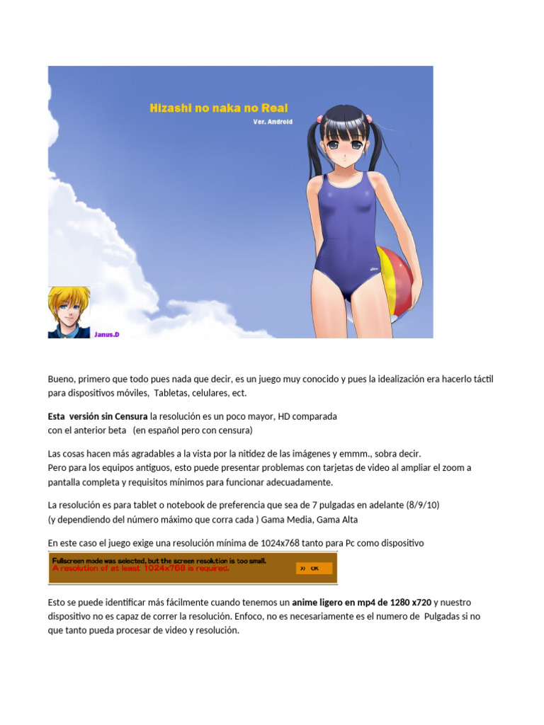 Pasar Hizashi No Naka No Real A Tablet o Android 2 | PDF | Adobe Flash | Tableta