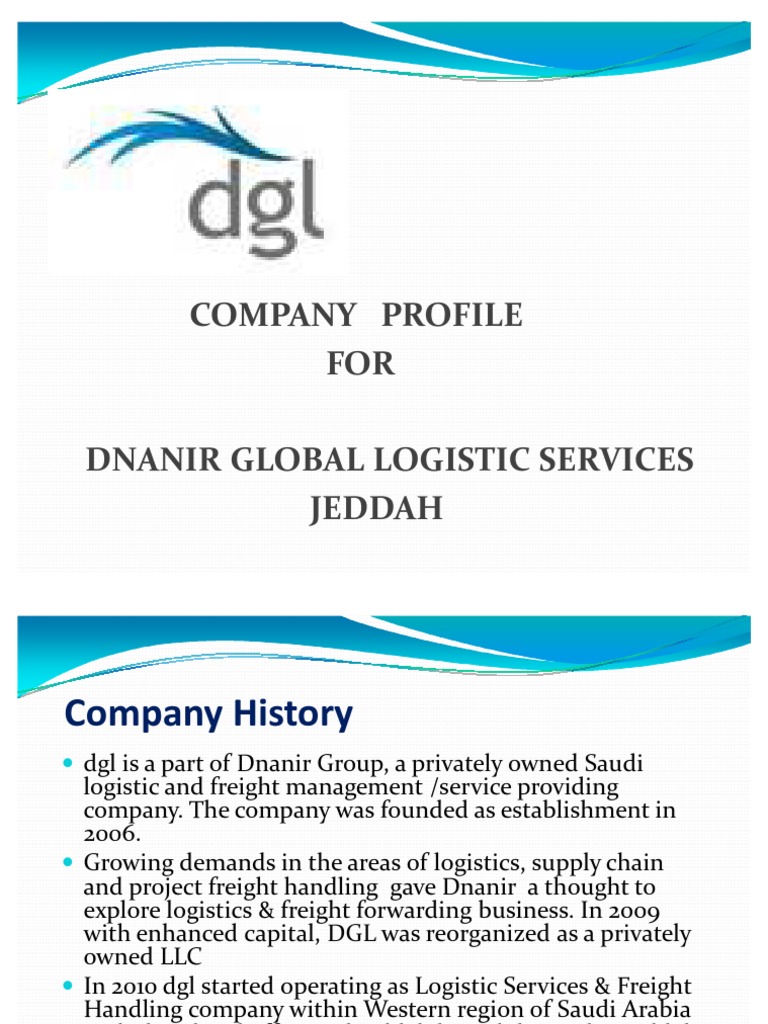 DGL Company Profile | PDF | Cargo | Saudi Arabia