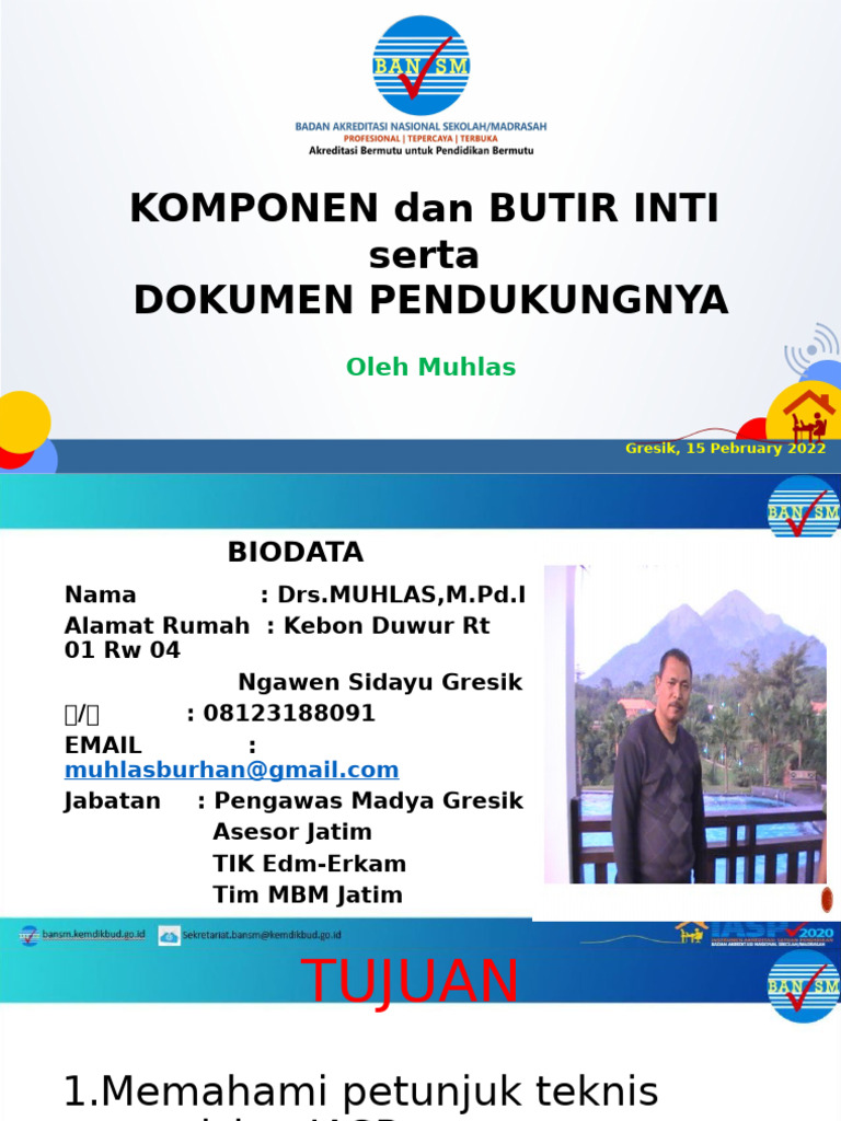 2.butir Inti Dan Dokumen Pendukungnya | PDF