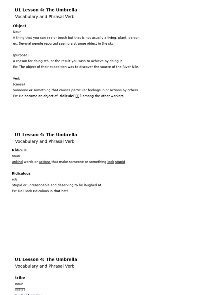 百科英语辅导资料-U1 Lesson 4 | PDF