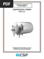 Manual For CPS Pump 1 | PDF | Pump | Bearing (Mechanical)