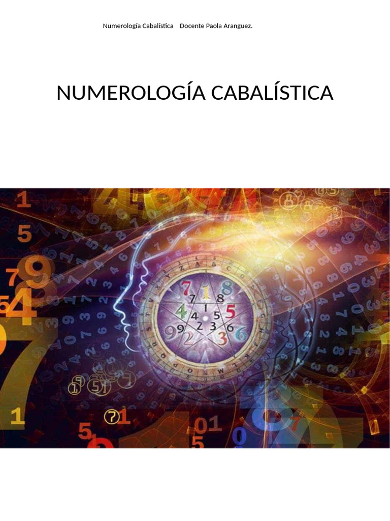 Introducción a la Numerología Cabalística | PDF | Amor
