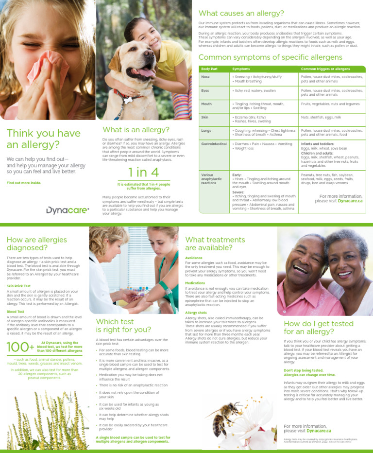 GDML-Allergy-Brochure-for-WEB-EN_REVISED | PDF | Allergy | Allergen