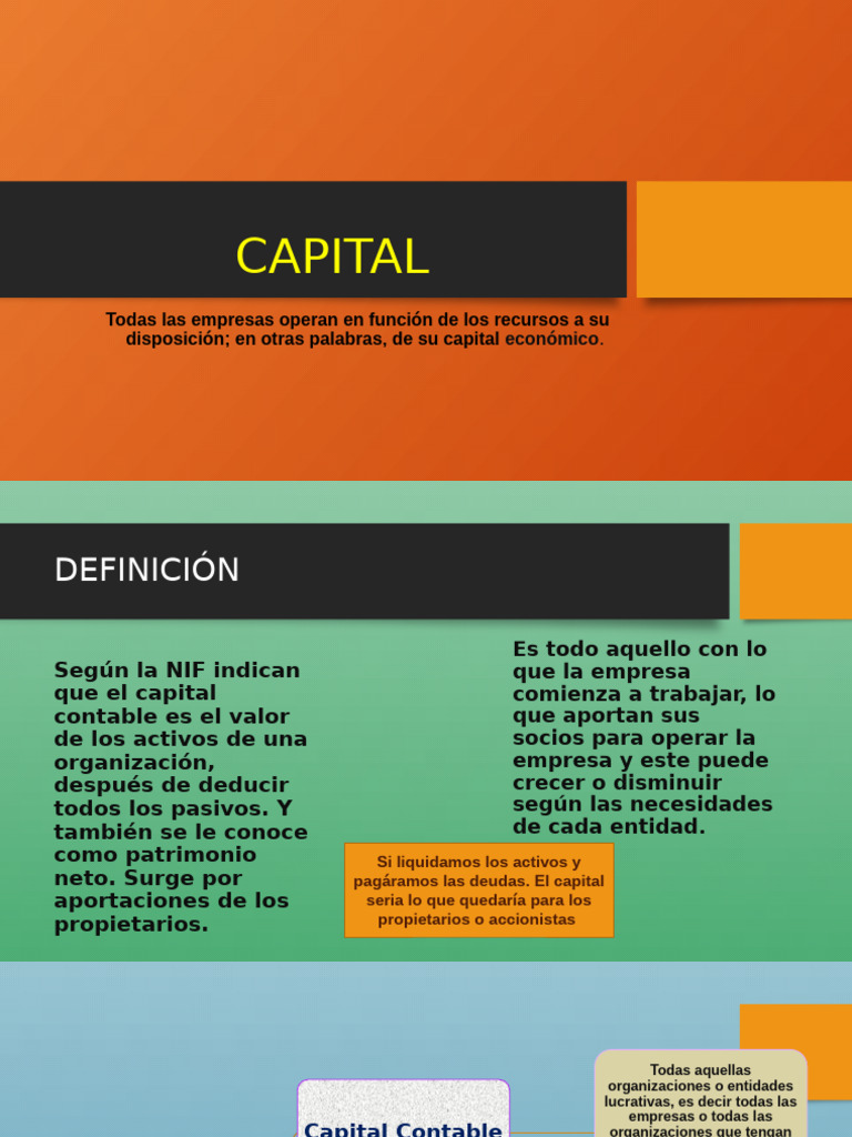 Exposicion Capital Contable | PDF | Compartir (Finanzas) | Contabilidad