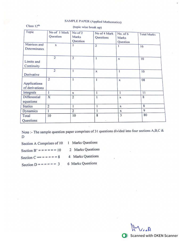 Applied Math 12th | PDF