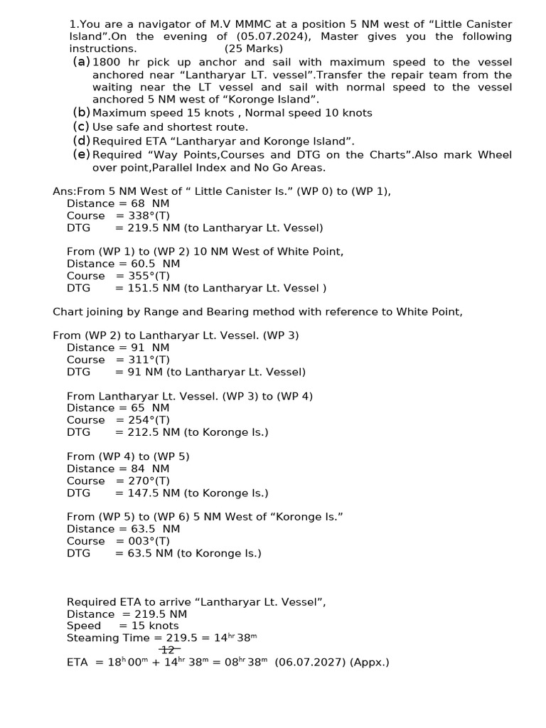 Chart Joining Problem | PDF