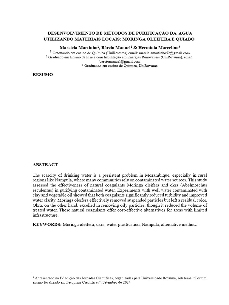 Relatório final | PDF | Science