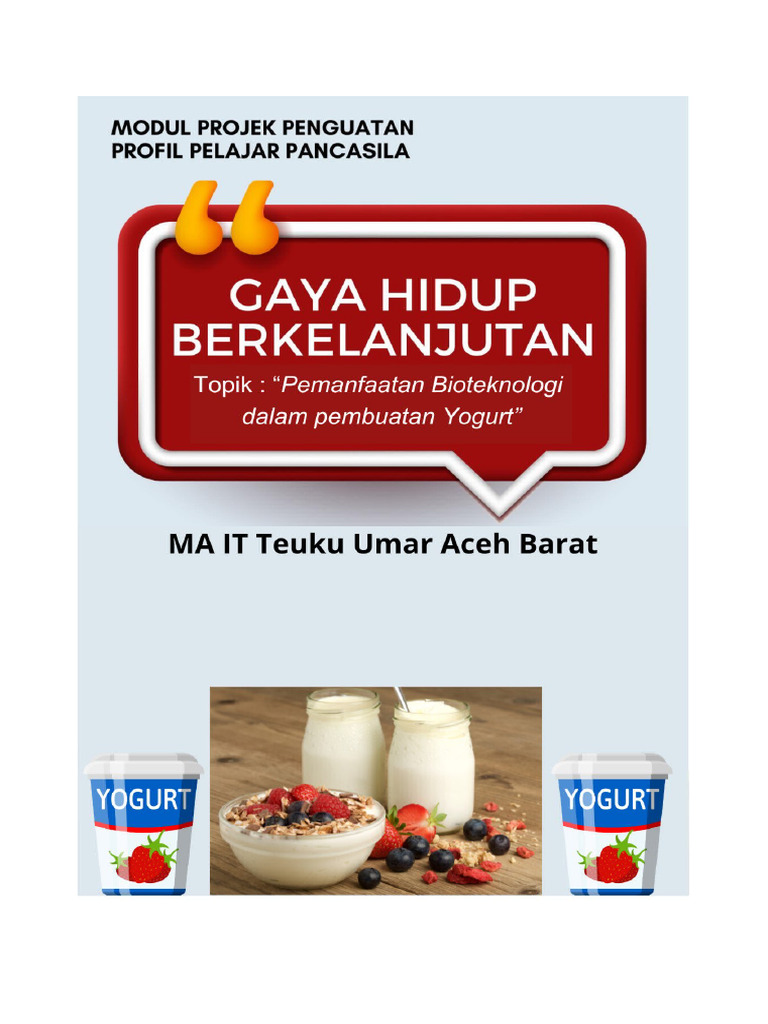Modul P5 Yogurt | PDF
