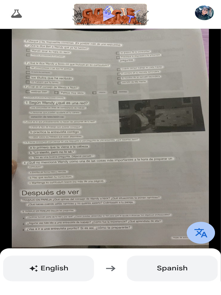 Actividad ingles | PDF