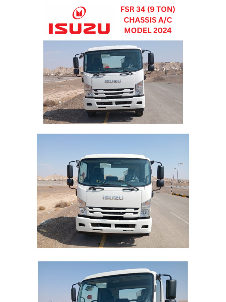 FSR 34 ( 9 TON) CHASSIS AC MODEL 2024 | PDF