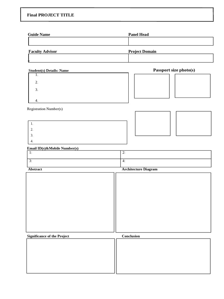 Final Project Submission Guidelines | PDF