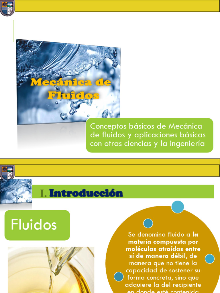 Cl.2-Conceptos Básicos de Mecanica de Fluidos | PDF | Viscosidad | Mecánica de fluidos