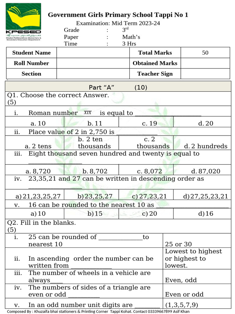 Maths 3rd | PDF | Mathematics