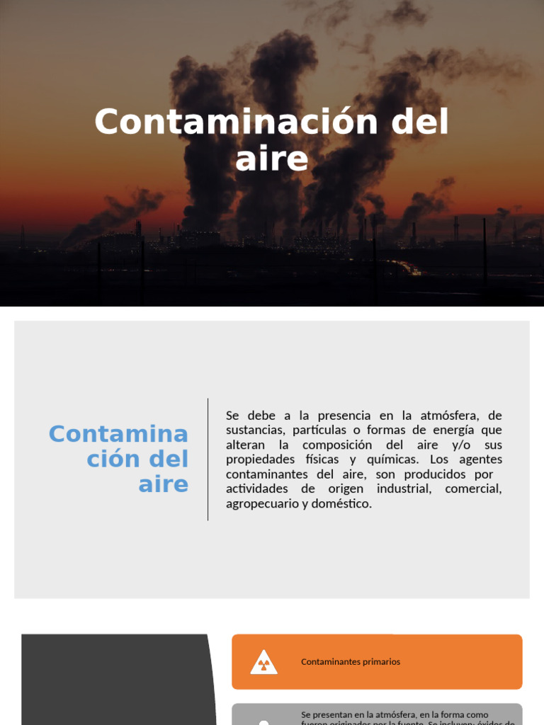 QV022 Contaminación Del Aire | PDF | Contaminación | Dióxido de azufre