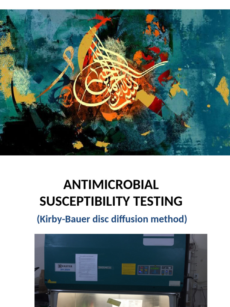 Antimicrobial Susceptibility Testing Guide | PDF | Antimicrobial ...