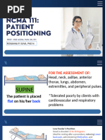 Lithotomy Position V/s Lloyd Davis Position | PDF | Human Leg | Surgery