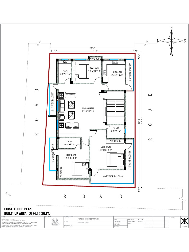 Proposed Residence Floor Plan | PDF