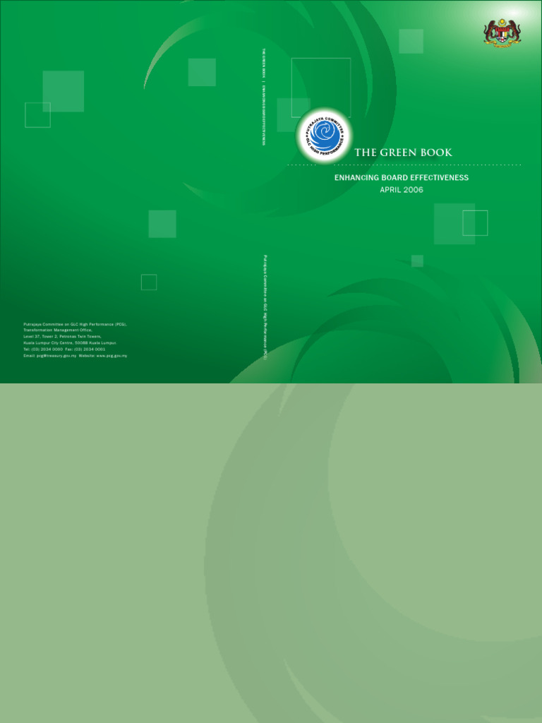 PCG - The Green Book - Enhancing Board Effectiveness - Apr 2006 | PDF ...